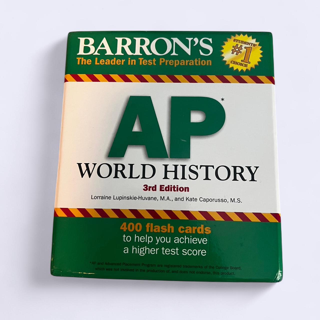 Barron’s AP World History 3rd Edition Flashcards... | Depop
