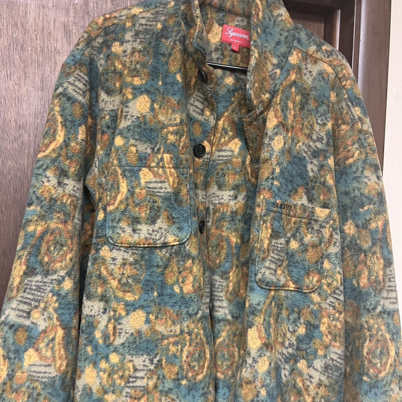 Supreme jacket. Light but warm, nice pattern. Size L. - Depop