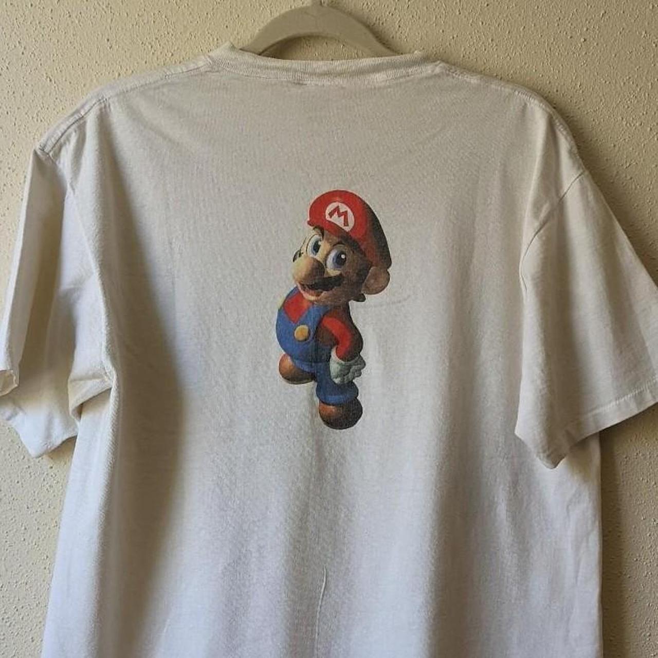 Vintage Mario !! Super rare 90s Pit to pit... - Depop