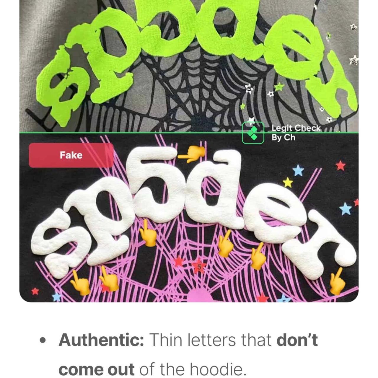 Authentic Sp5der p*nk hoodie Spider Worldwide... | Depop