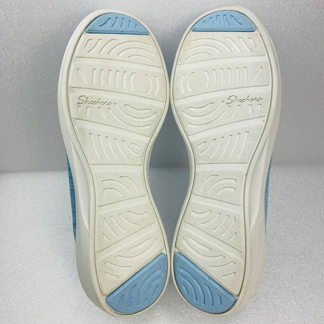 Skechers Sport Slip-On Sneaker in Light Blue / Baby... | Depop