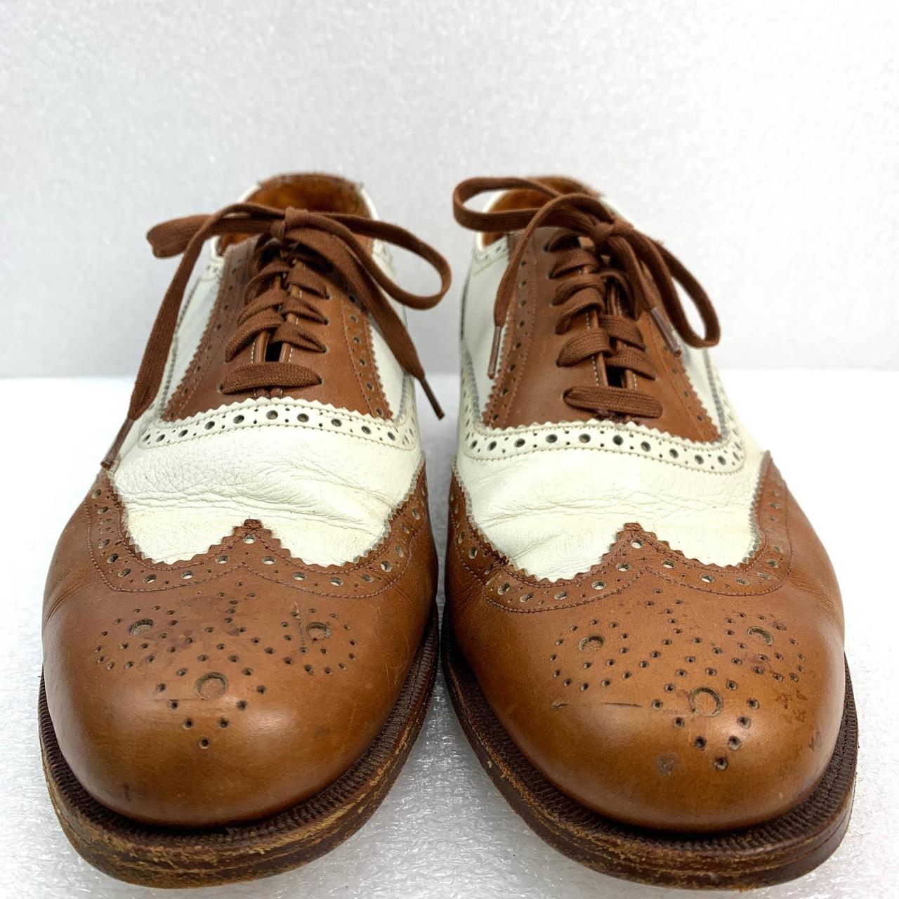 Polo Ralph Lauren Two Tone Wingtip Oxford Dress... - Depop