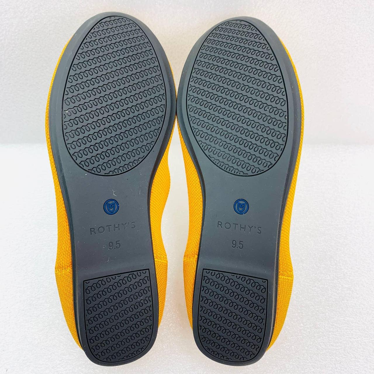 Rothy's The Flat Round Toe Shoes in Bright Yellow /... - Depop