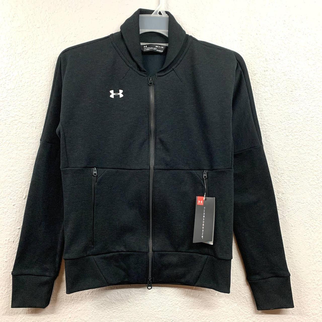 Under Armour Windbreaker Light Jacket in Black Size... - Depop