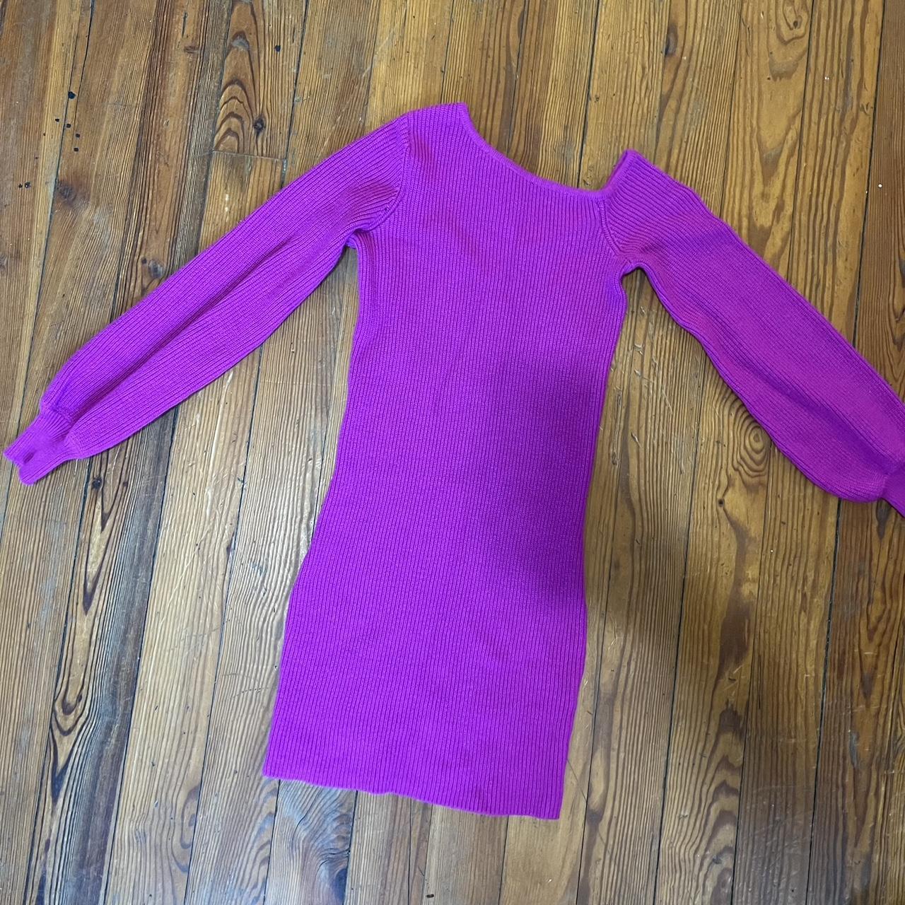 Macy's Women's Pink and Purple Dress | Depop