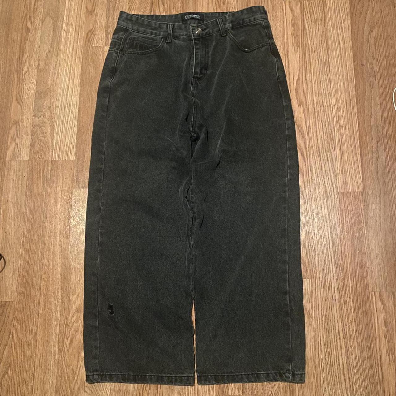 Nickitten Jeans (Tagged as 34 waist but is actually... - Depop