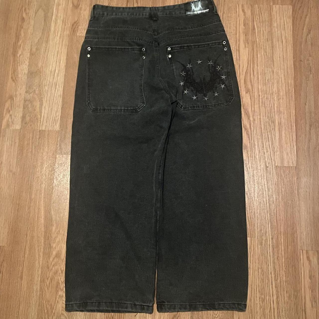 Nickitten Jeans (Tagged as 34 waist but is actually... - Depop