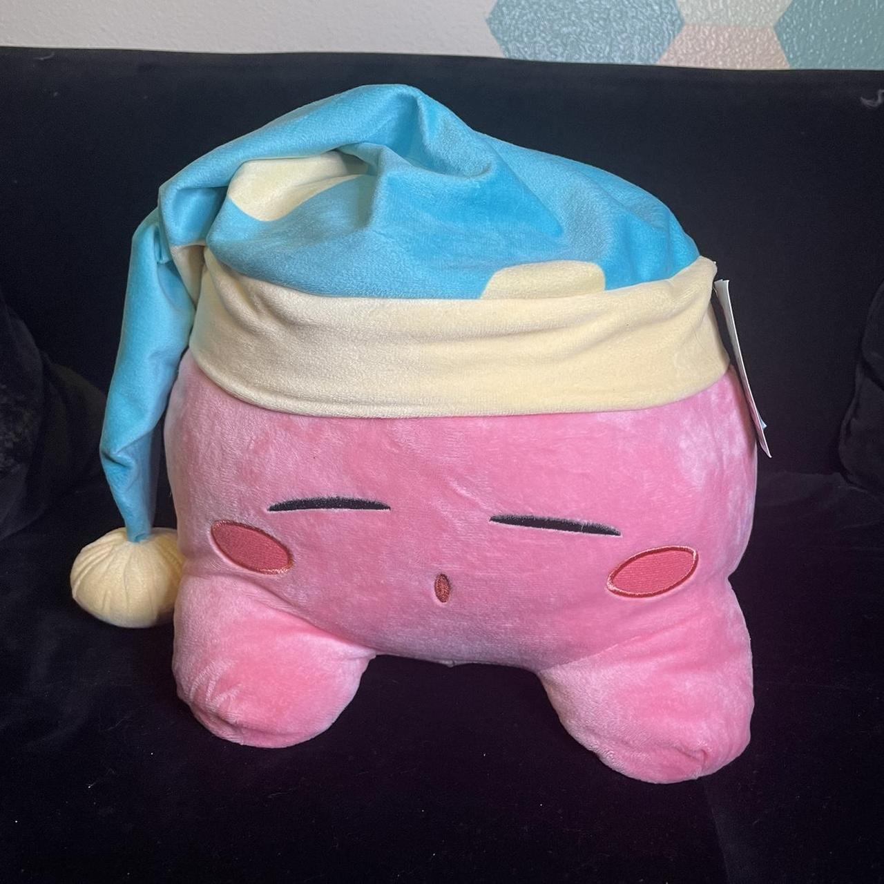 Sleep Kirby Plush #kirby #sleepy #sleepkirby... - Depop