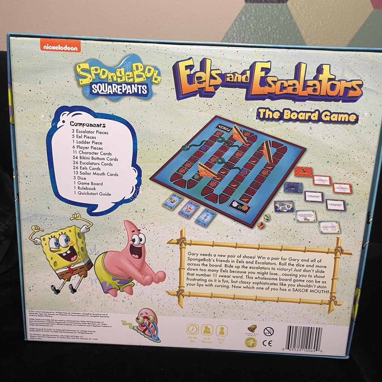 SpongeBob SquarePants Eels and Escalators Board Game... - Depop