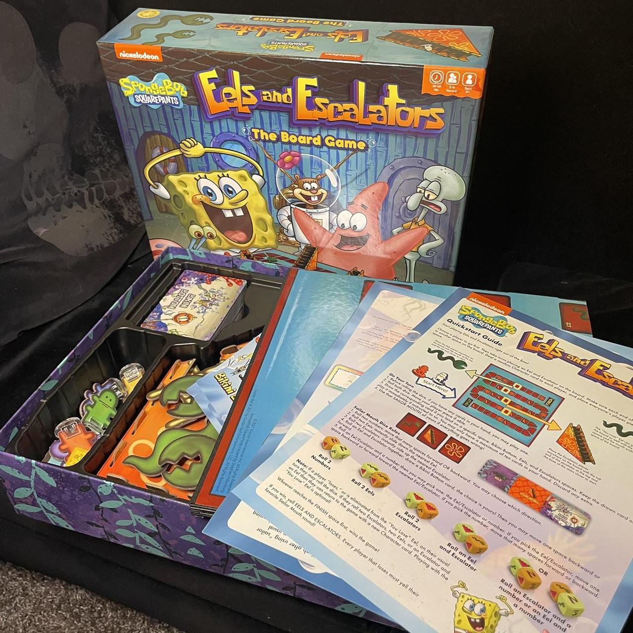 SpongeBob SquarePants Eels and Escalators Board Game... - Depop