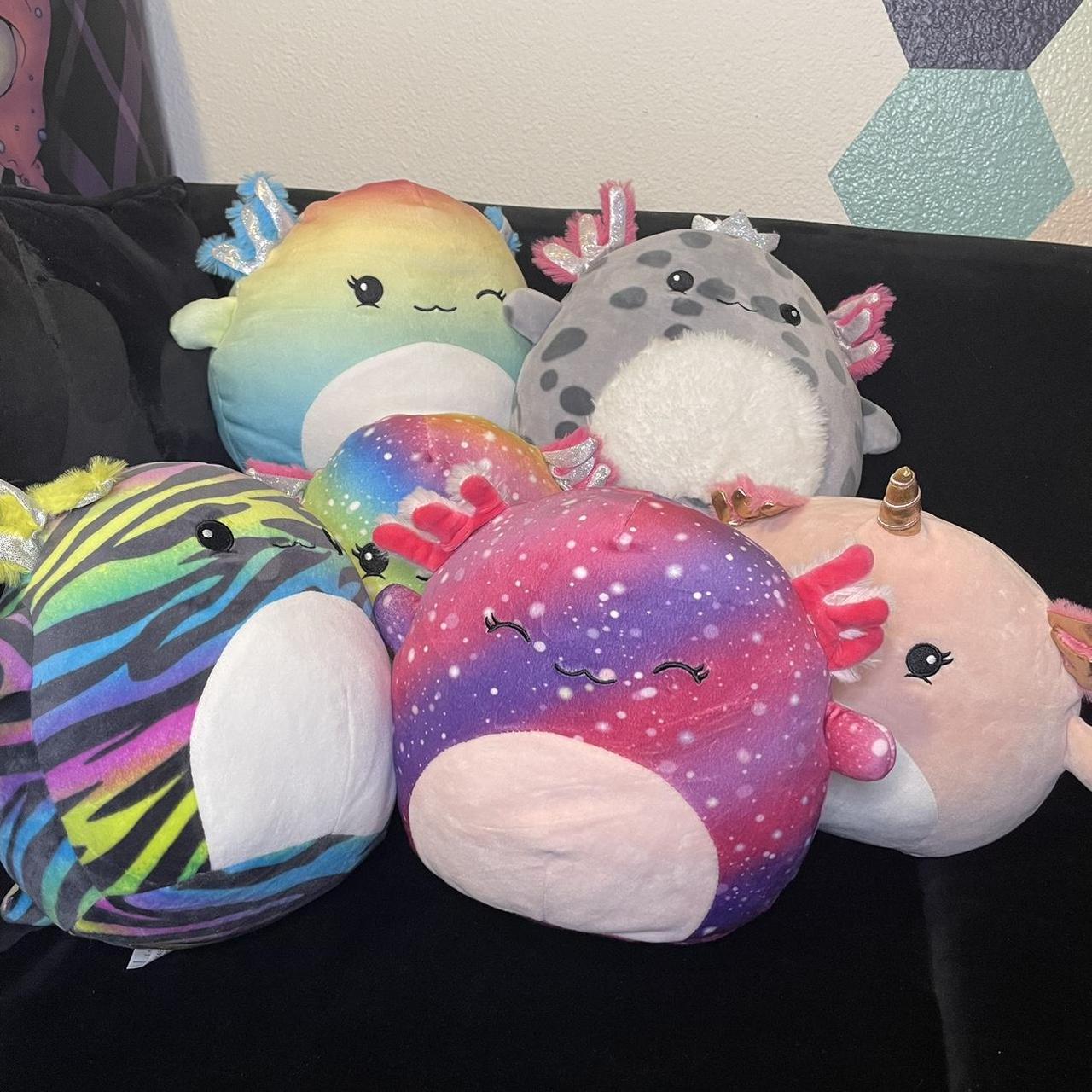 6 Axolotl 12 Inch Squishmallows Aika, Avana,... - Depop