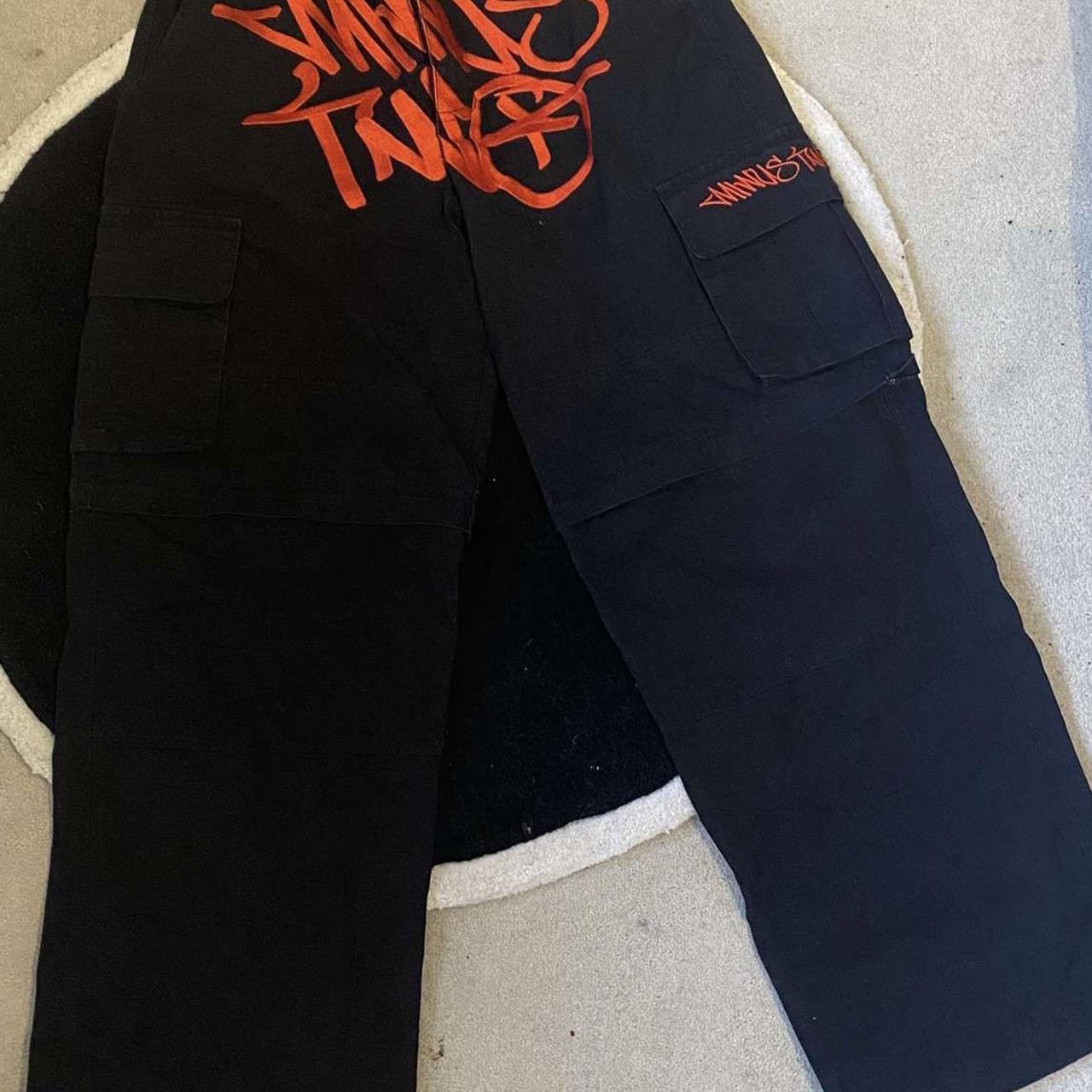 Minus two cargos in red Great piece baggy fit... - Depop