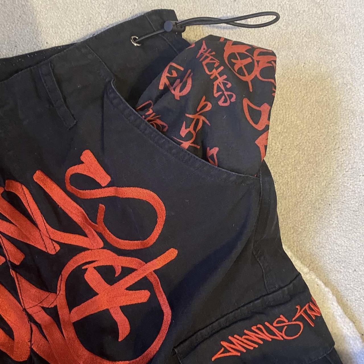 Minus two cargos in red Great piece baggy fit... - Depop