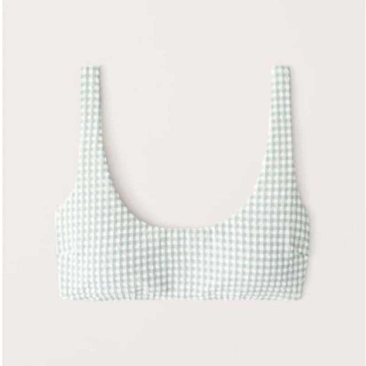 Abercrombie & Fitch Gingham Bikini Top - Depop