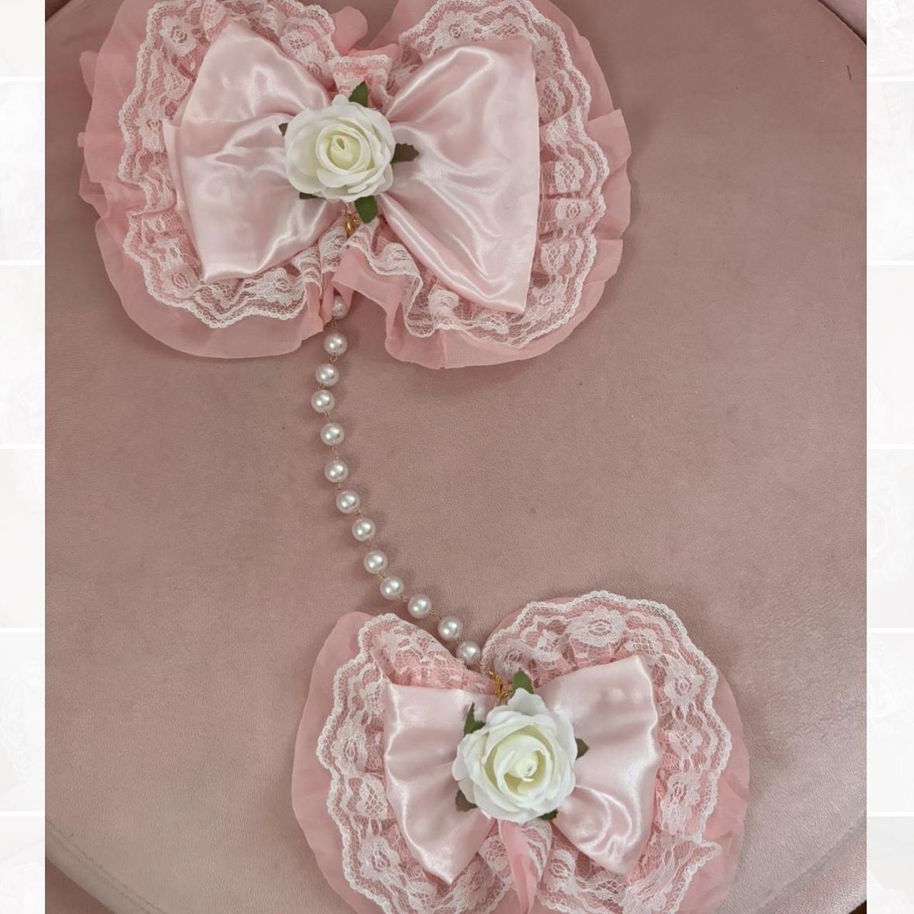 ♡lisette double hime bow ♡ this handmade hime gyaru... - Depop