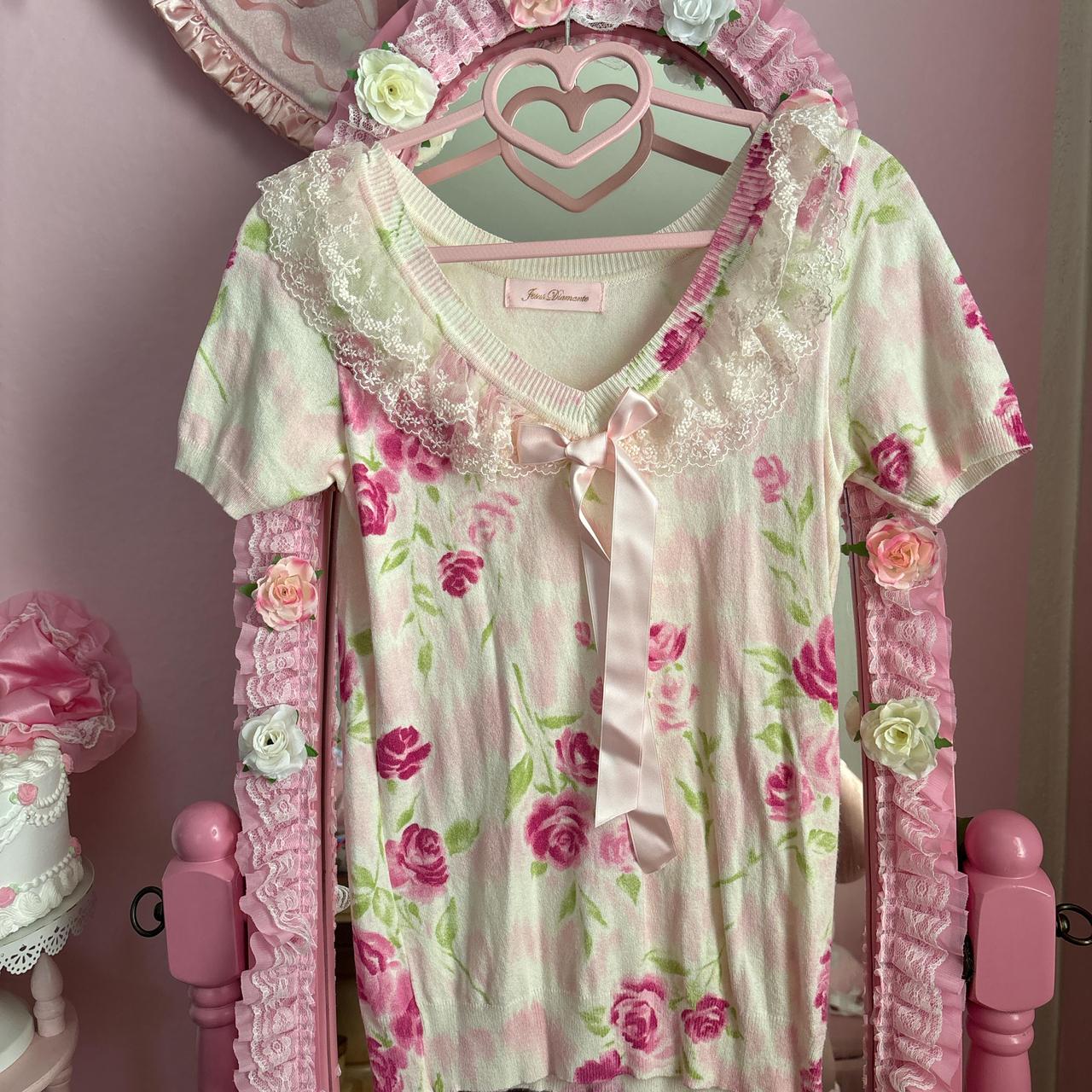 the absolute cutest top from hime gyaru brand... - Depop