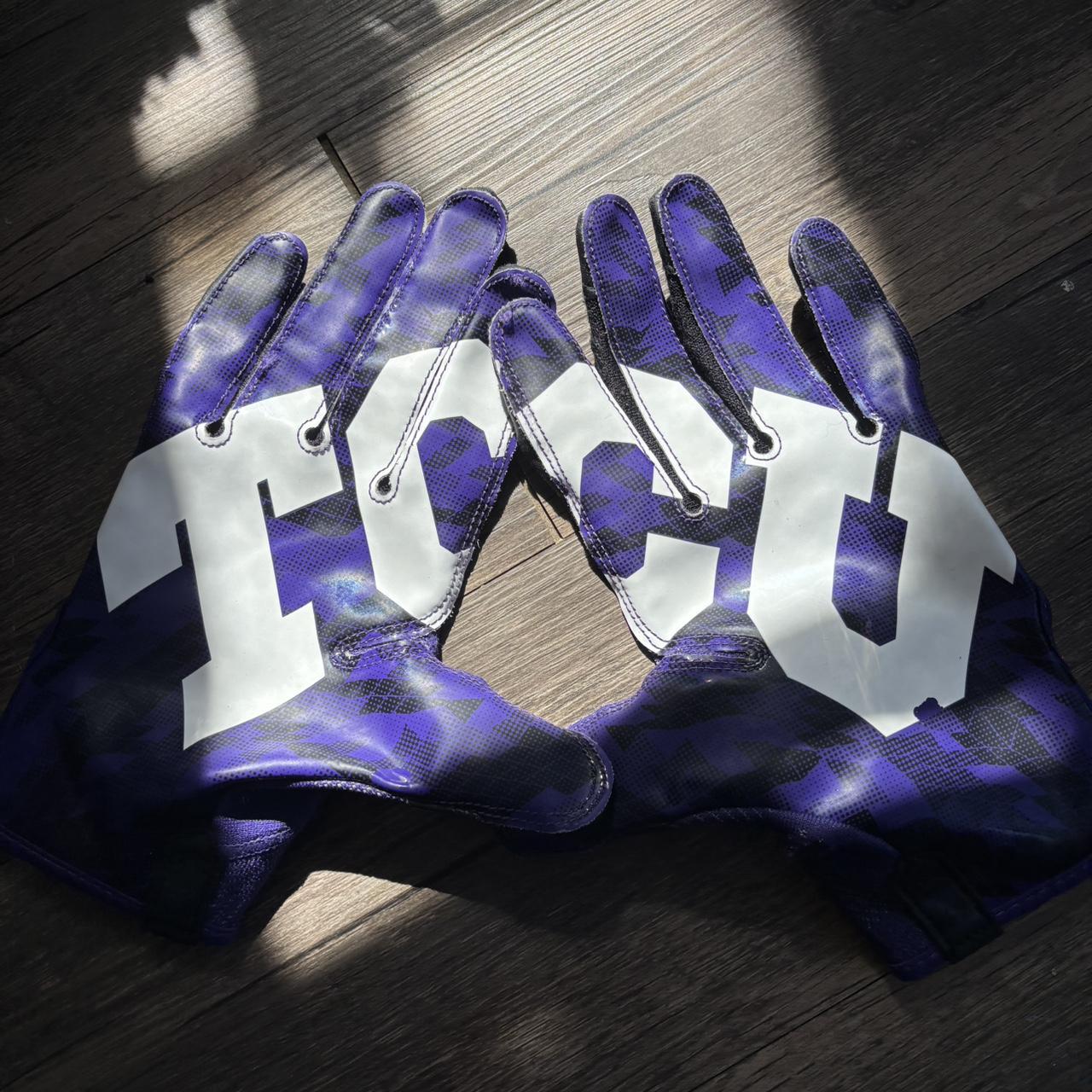 TCU football gloves fit like XL | Depop