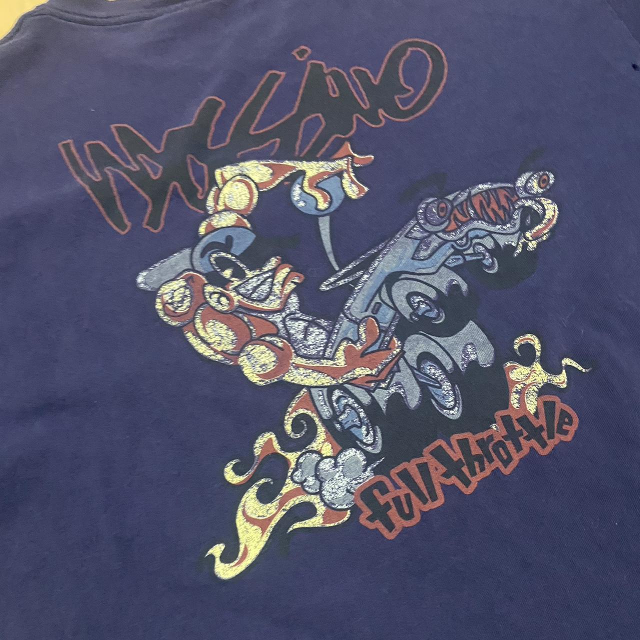 Vintage 90s Mossimo Graphic Tee Purple Mossimo... | Depop