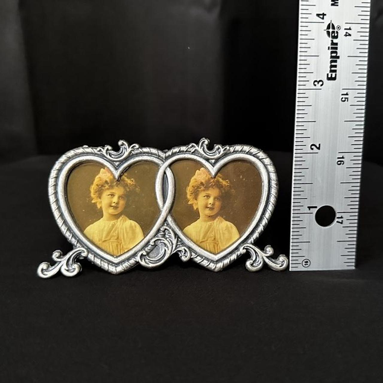 Vintage mini heart photo frame. Has small flaws that... - Depop