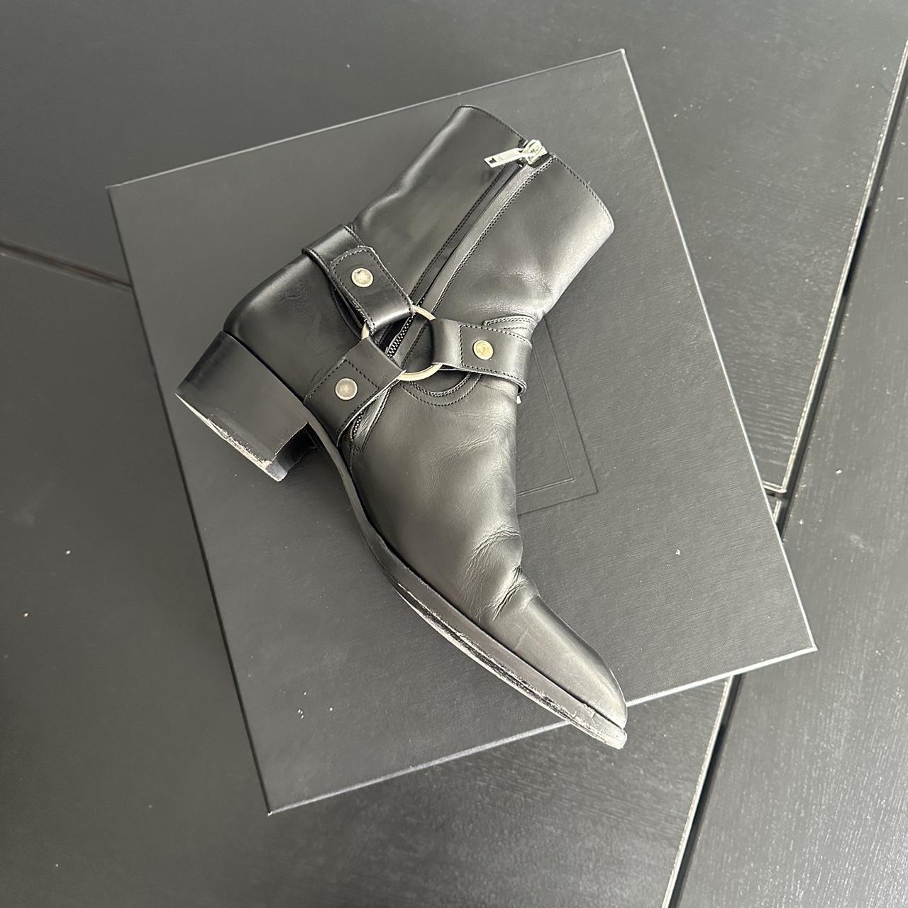 Iconic Wyatt Harness Boot Selling my boyfriends YSL... - Depop