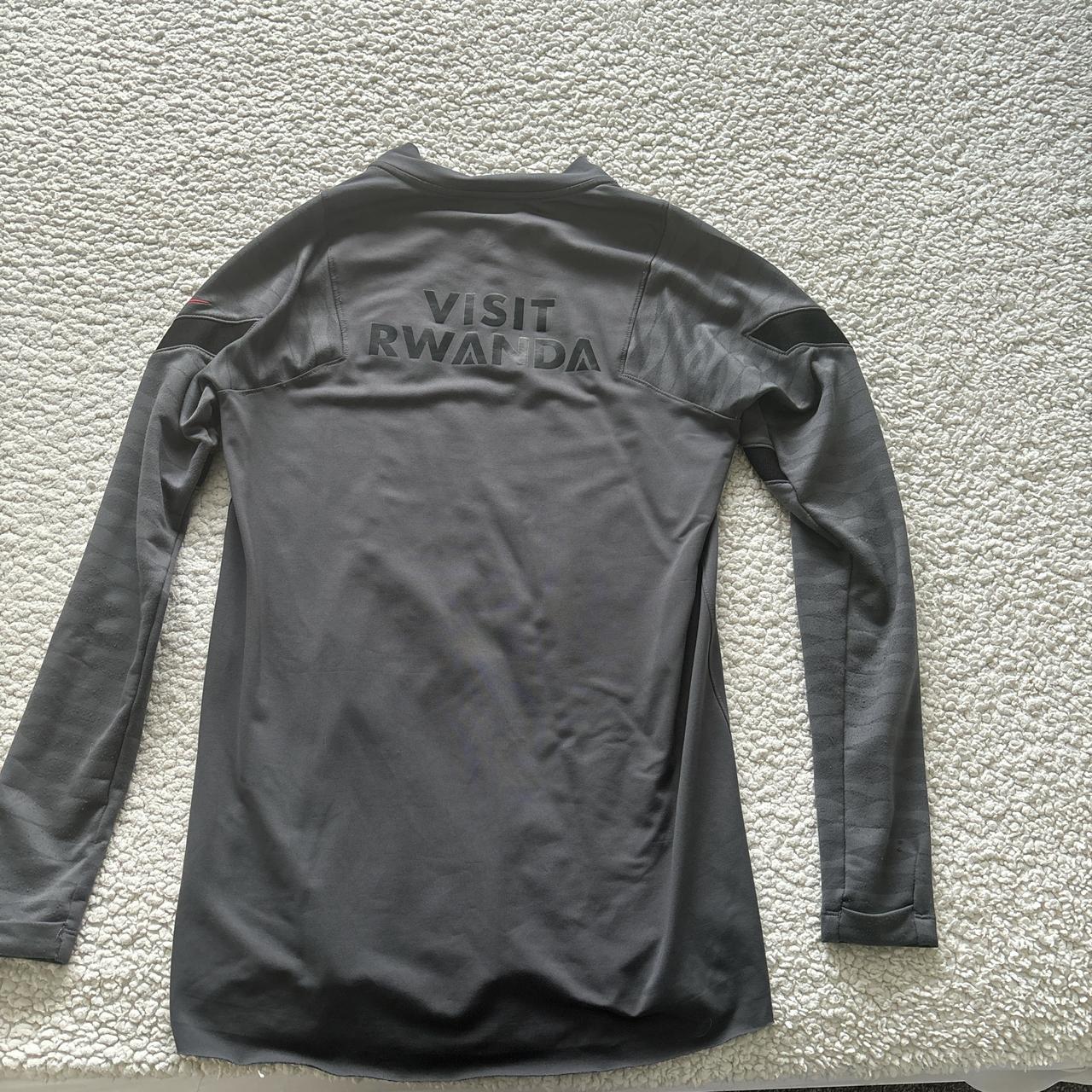 Grey PSG Nike Dri-fit tracksuit top message before... - Depop