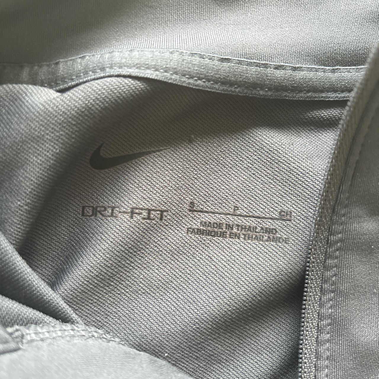Grey PSG Nike Dri-fit tracksuit top message before... - Depop