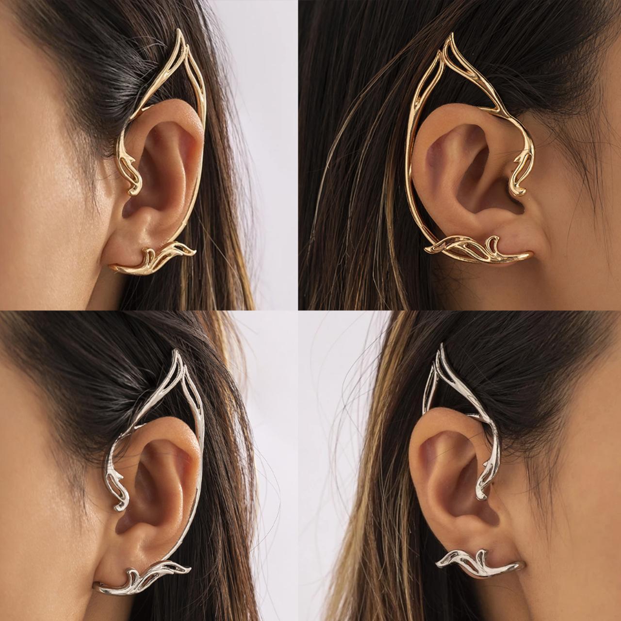 1 x Pixie Swirl Geo Ear Cuff See my other item in... - Depop