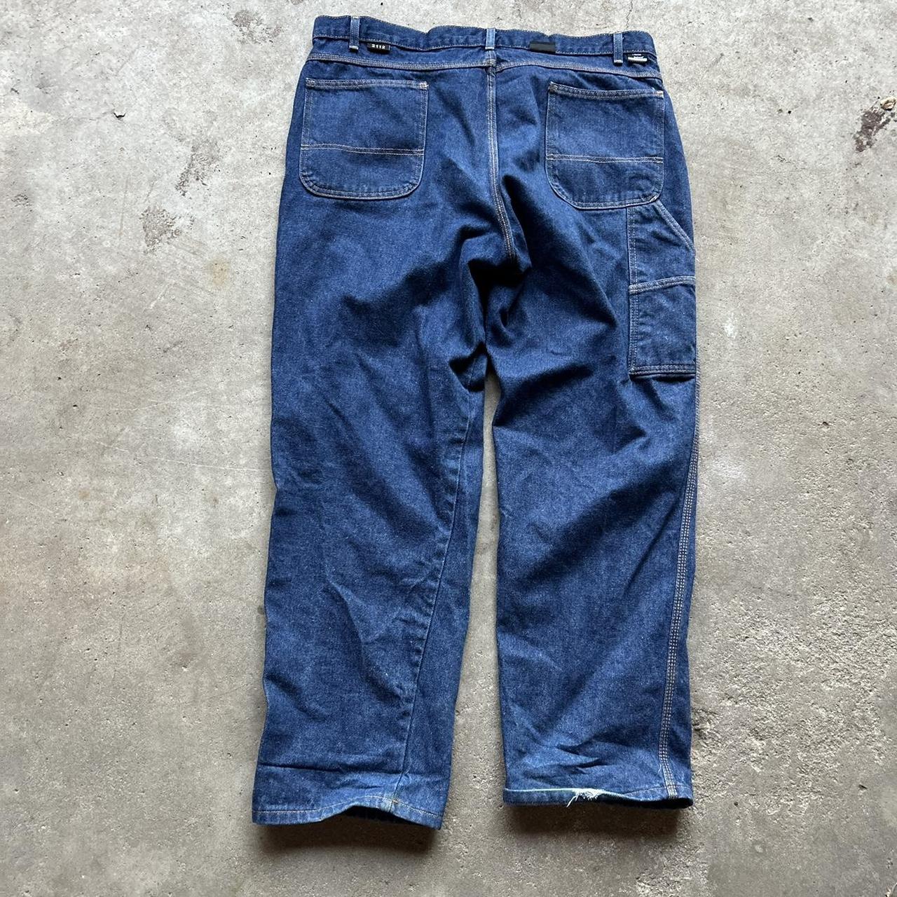 thrifted fireproof workwear pants, a little bit of... | Depop