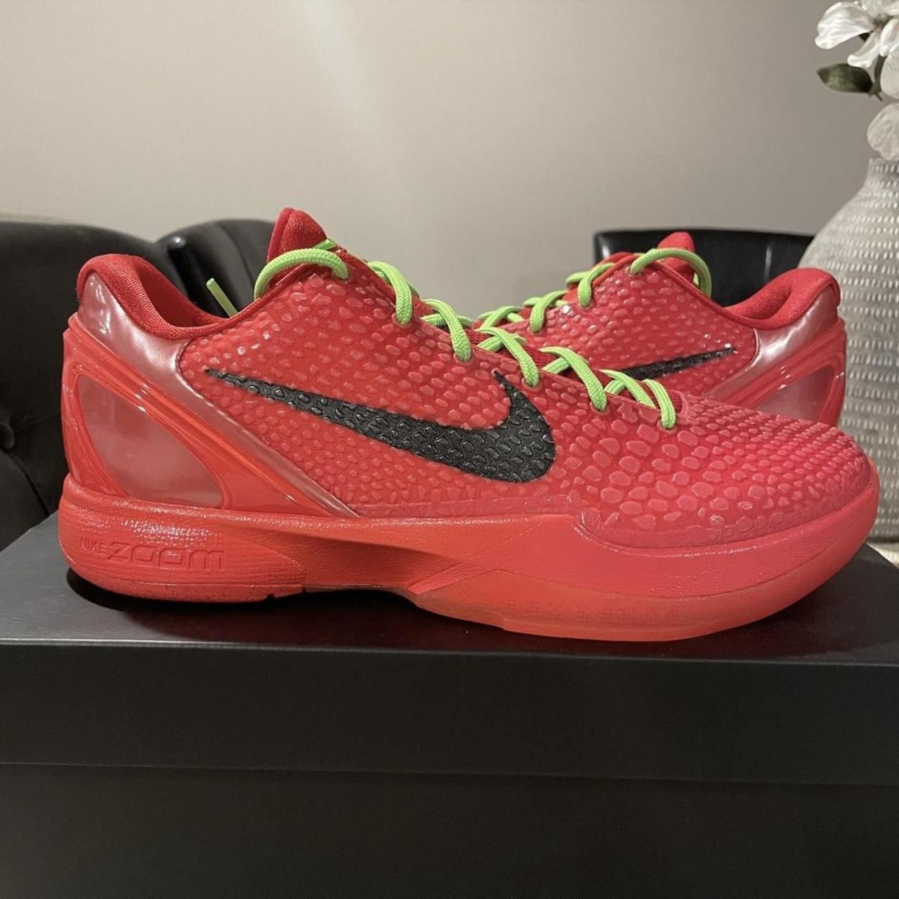 Nike Kobe 6 Protro red and green trainers—- - Depop