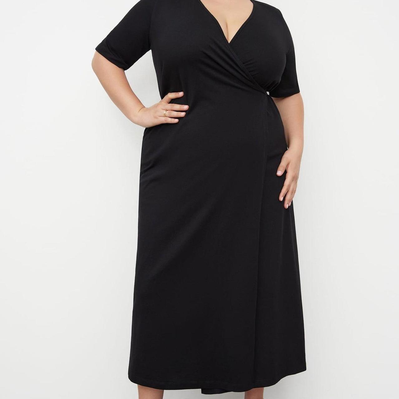 kowtow crossover dress - size L suitable for Au 14... - Depop