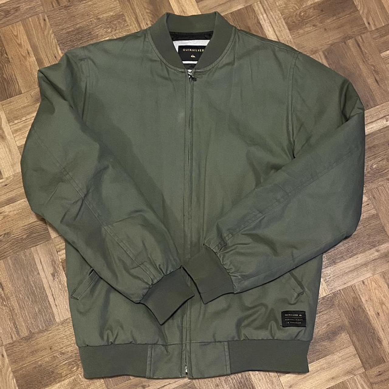 Quiksilver Bomber Jacket Men size ~Small in... - Depop