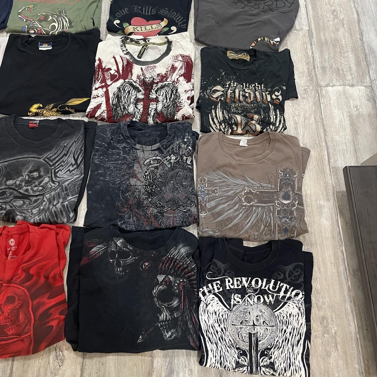 All of these available cyber y2k t shirts on my page... - Depop