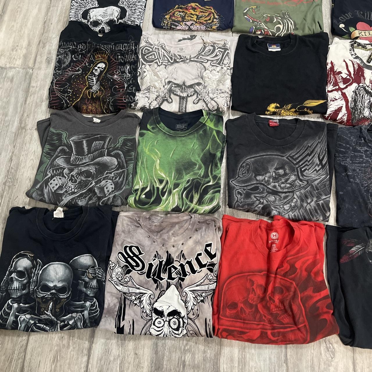 All of these available cyber y2k t shirts on my page... - Depop