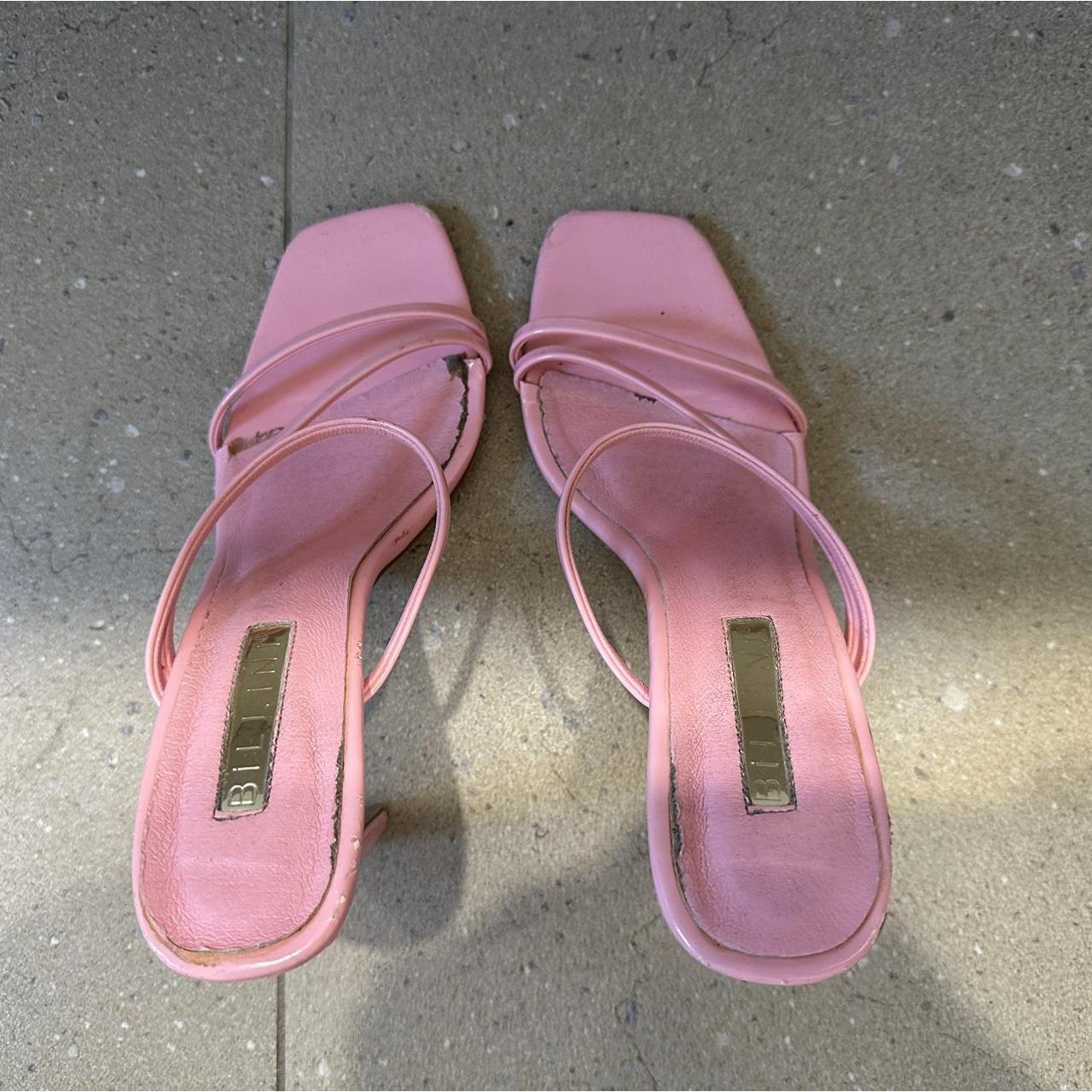 Billini Pink Heels size 37 (7 Australian) Worn but... - Depop