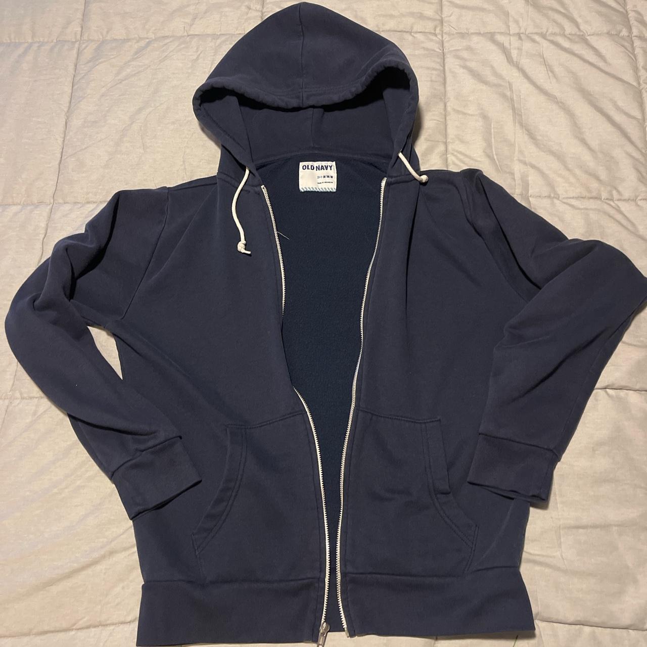 Old navy zip up navy blue - Depop
