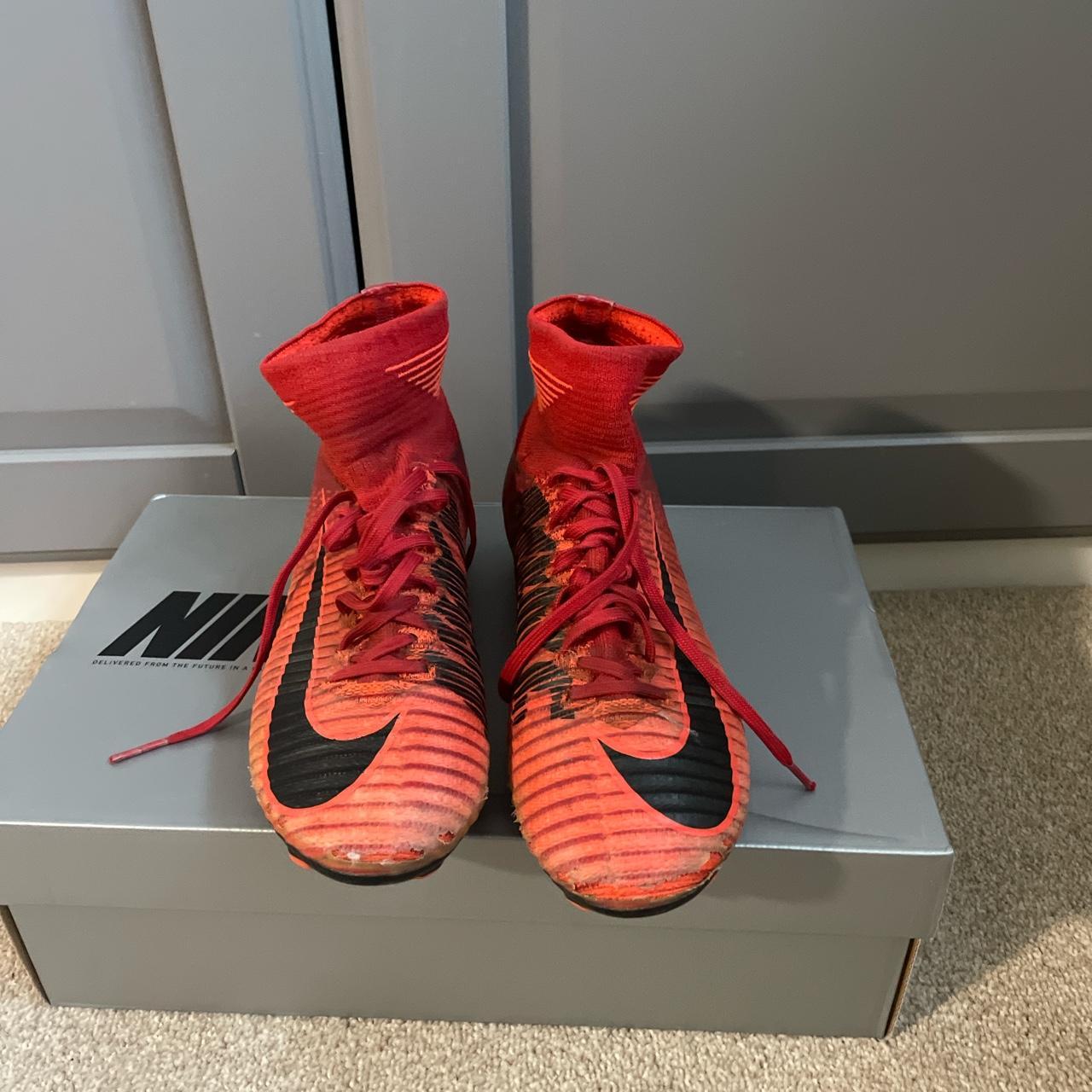 Nike mercurial fire pack football boots size 3.5uk - Depop