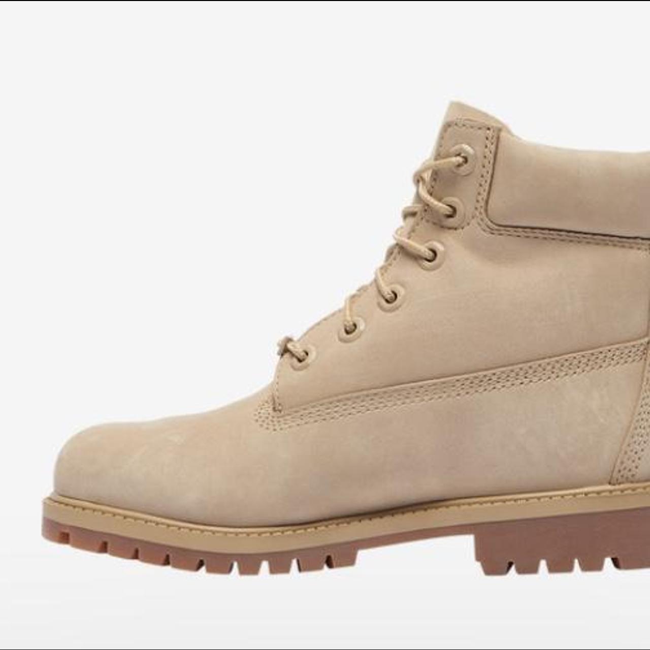 -Beige Timberlands -Neutral color that goes with... - Depop