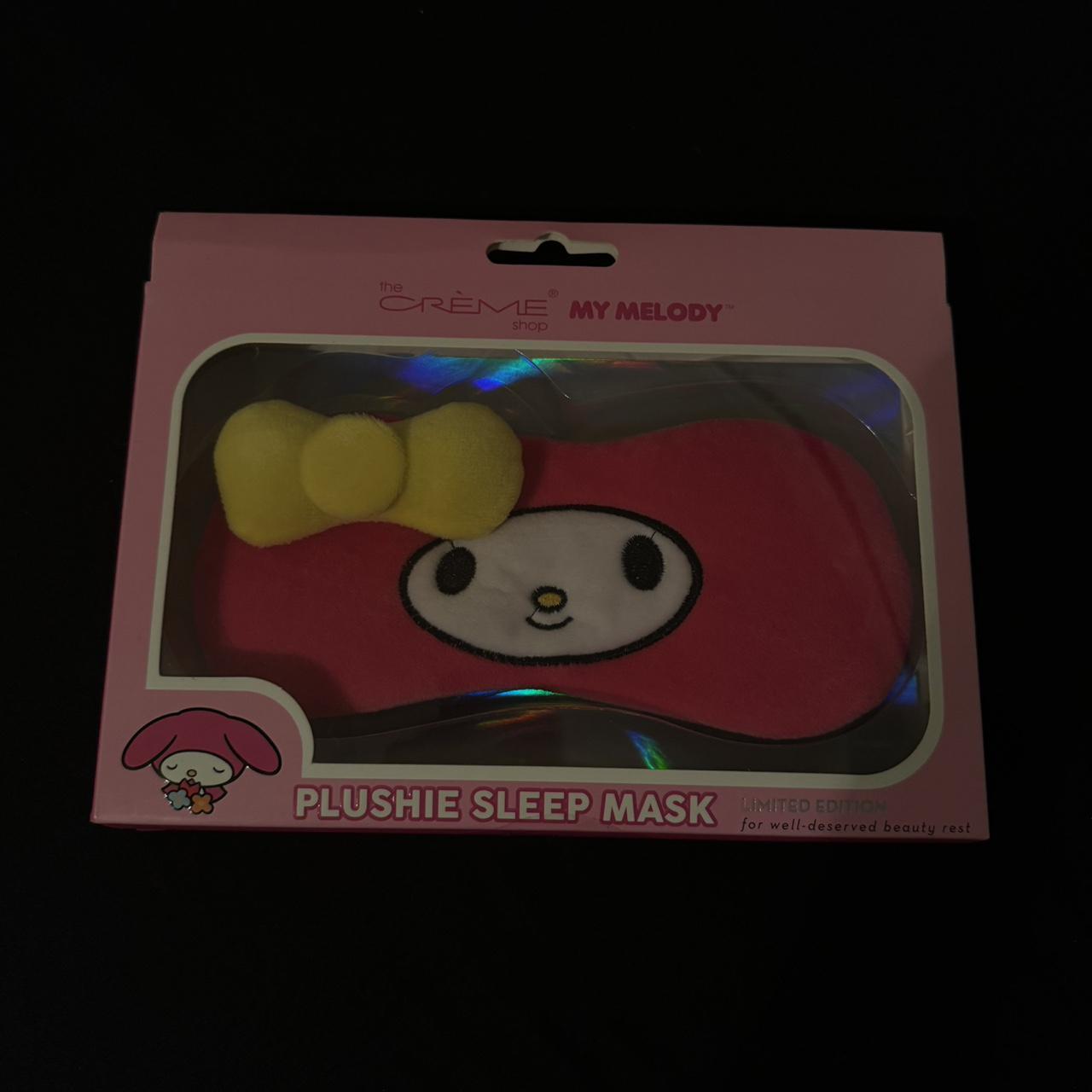 Sanrio My Melody plushie sleep mask - Pink and... - Depop
