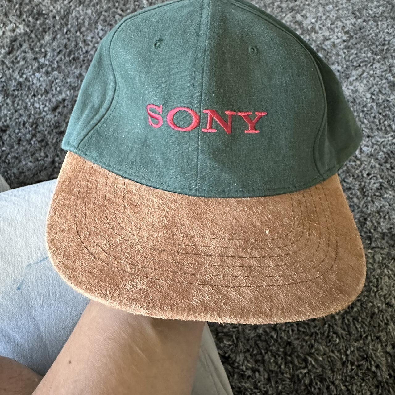 Vintage 90s sony Discman snapback hat cap Walkman... - Depop