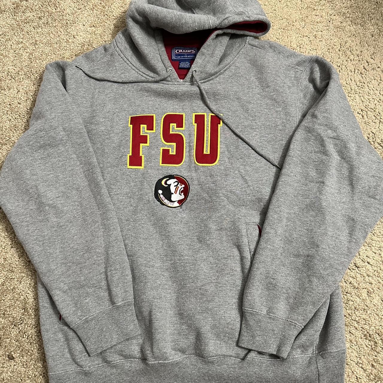Mens pullover hoddie Florida state university 24 W... - Depop