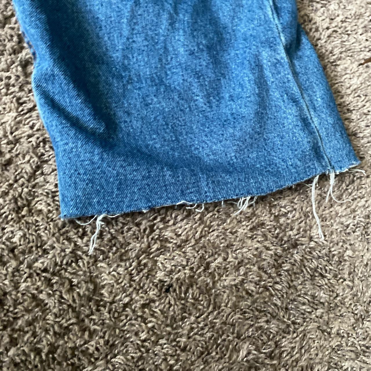 Custom denim jorts Just made these bought plenty... - Depop