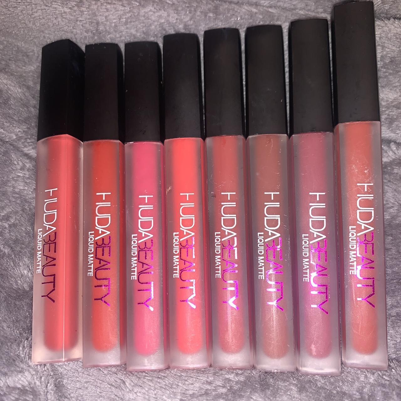 HUDA BEAUTY LIQUID MATTE LIPSTICK 8PCS SET -don’t... - Depop