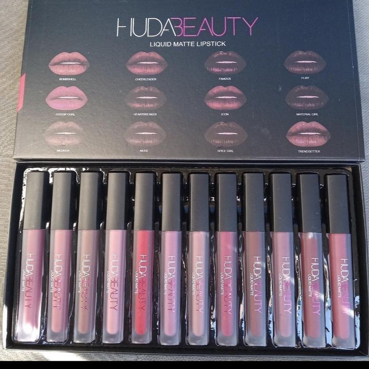 HUDA BEAUTY LIQUID MATTE LIPSTICK 8PCS SET -don’t... - Depop