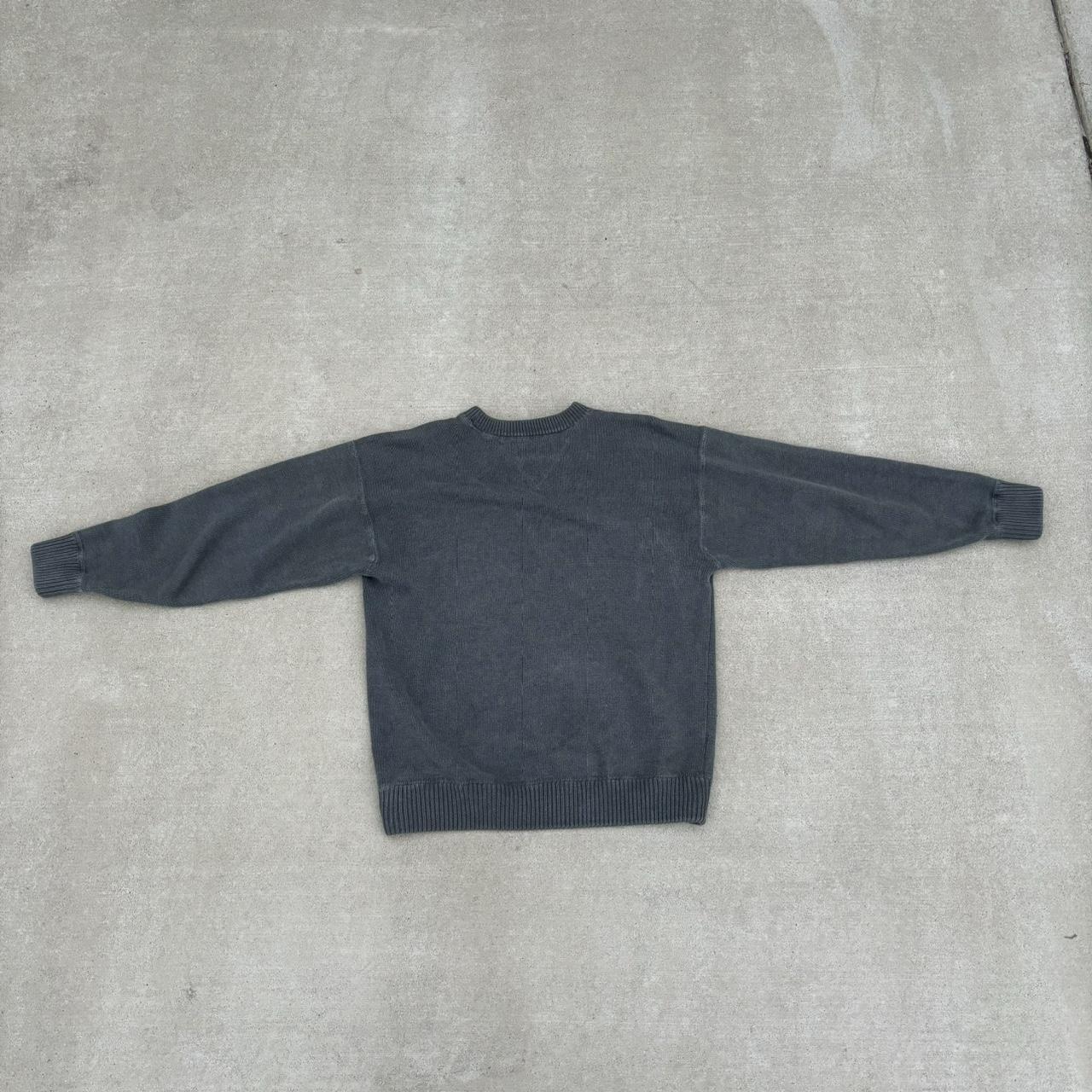 Vintage embroidered uniform style sweater Size... - Depop