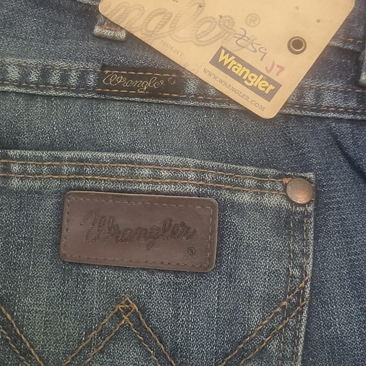 Bnwt Mens Wrangler Ripped Jeans 30 X 30 Superlow... - Depop