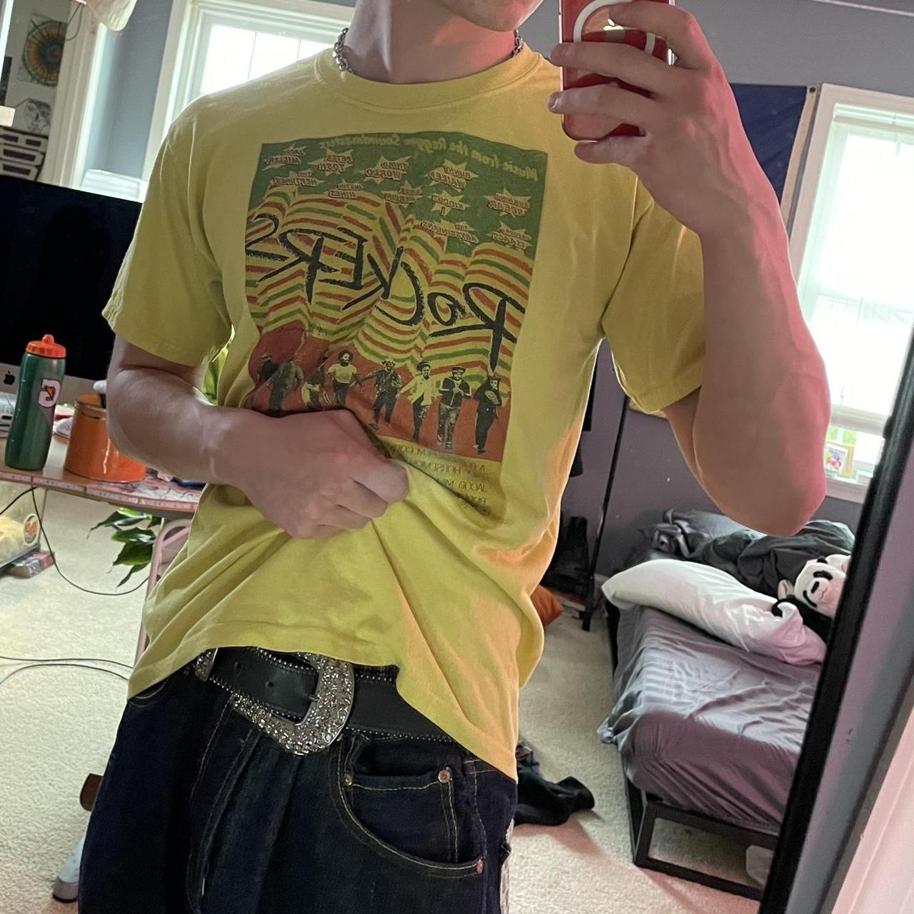 ROCKERS TEE vintage reggae music movie tee printed... - Depop