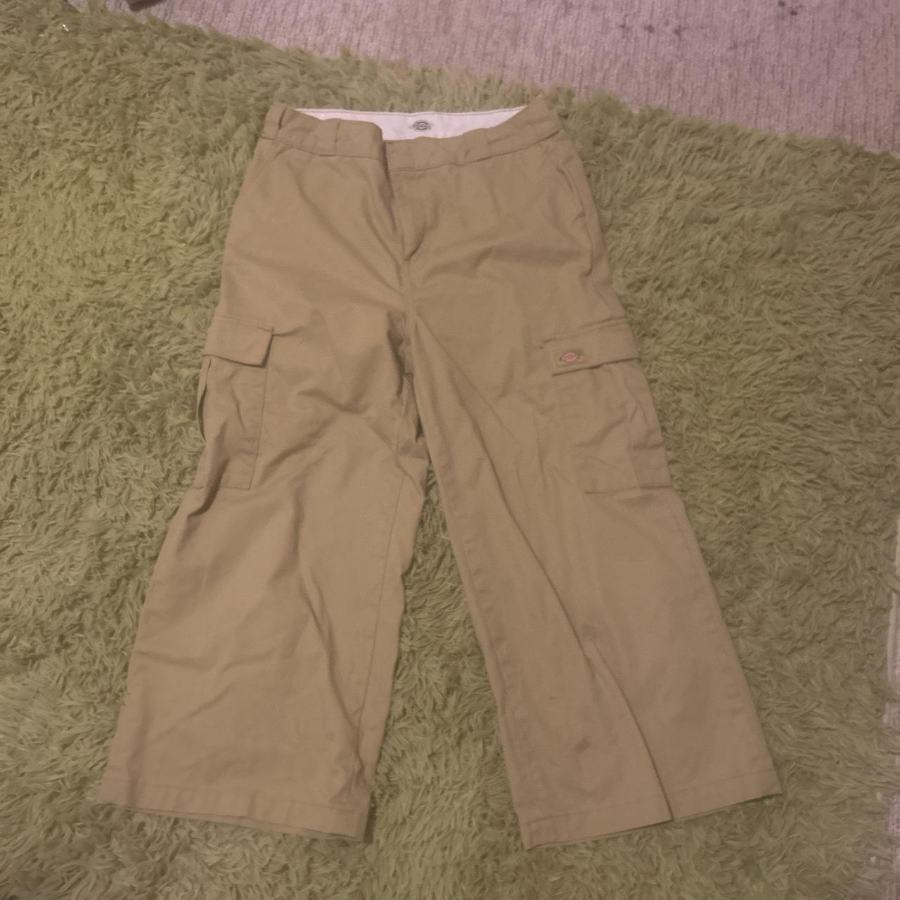 Large Dickies cargo pants 90s skater aesthetic - Depop