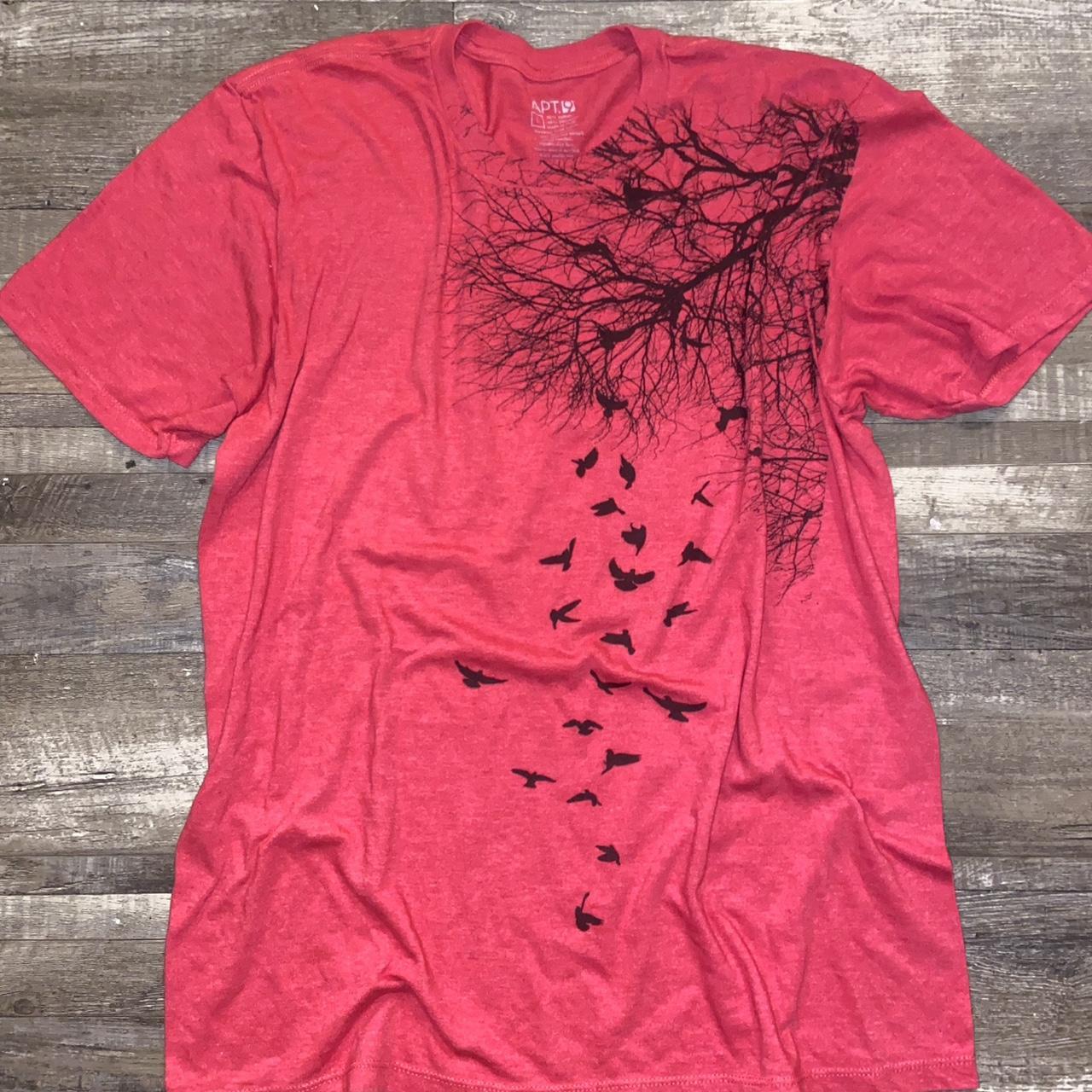 Y2K Red Crow Shirt Size L Condition is as pictured.... | Depop