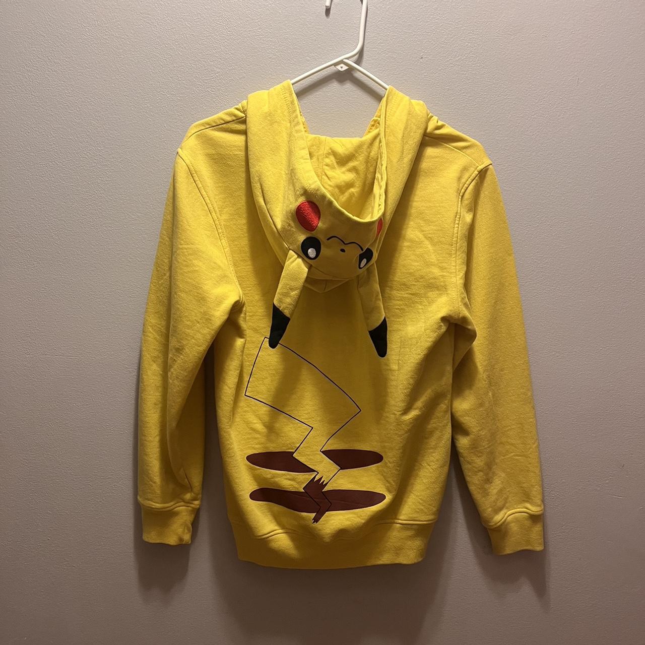 cute pikachu zipup - size XL in kids but fits like... - Depop