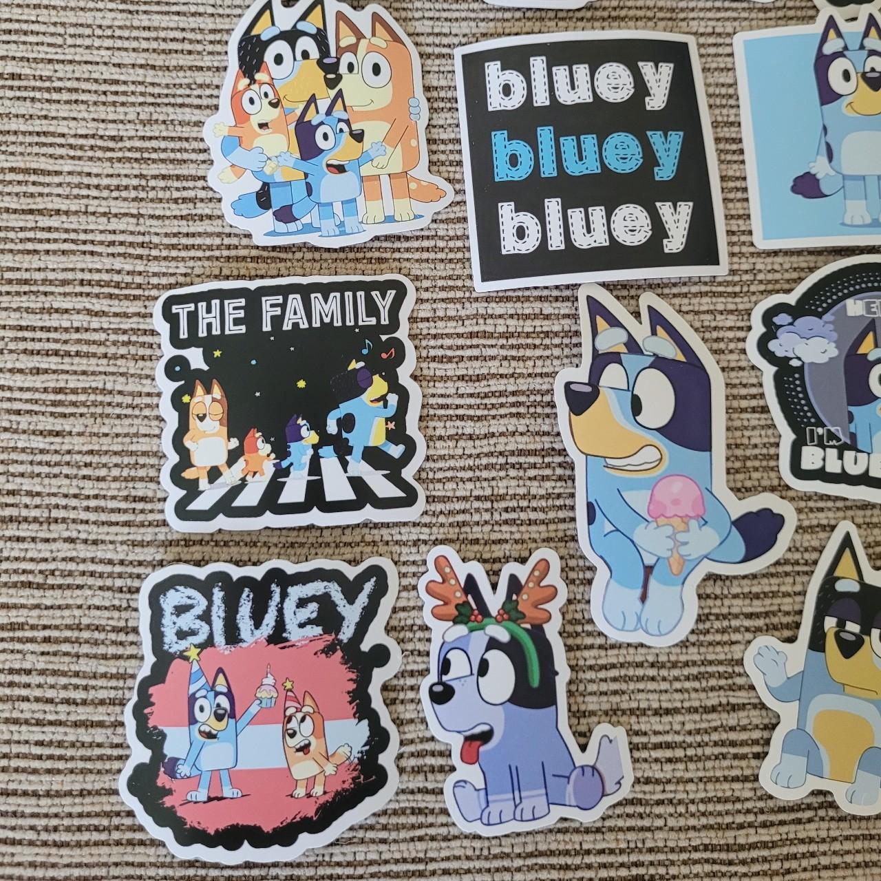 Bluey Stickers Lot x12 Nice Variety These are great... - Depop